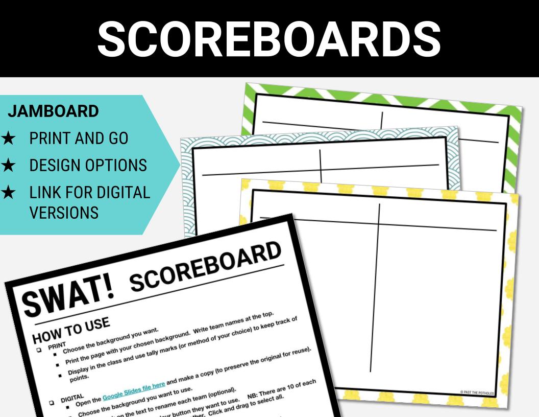 Geometry Math Game - 2D Shapes + Types of Lines | SWAT! | Made By Teachers
