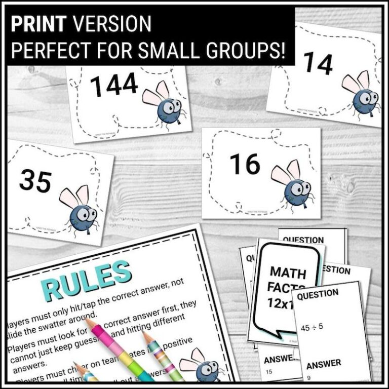 Multiplication and Division Game - Math Fact Fluency to 12 | SWAT ...
