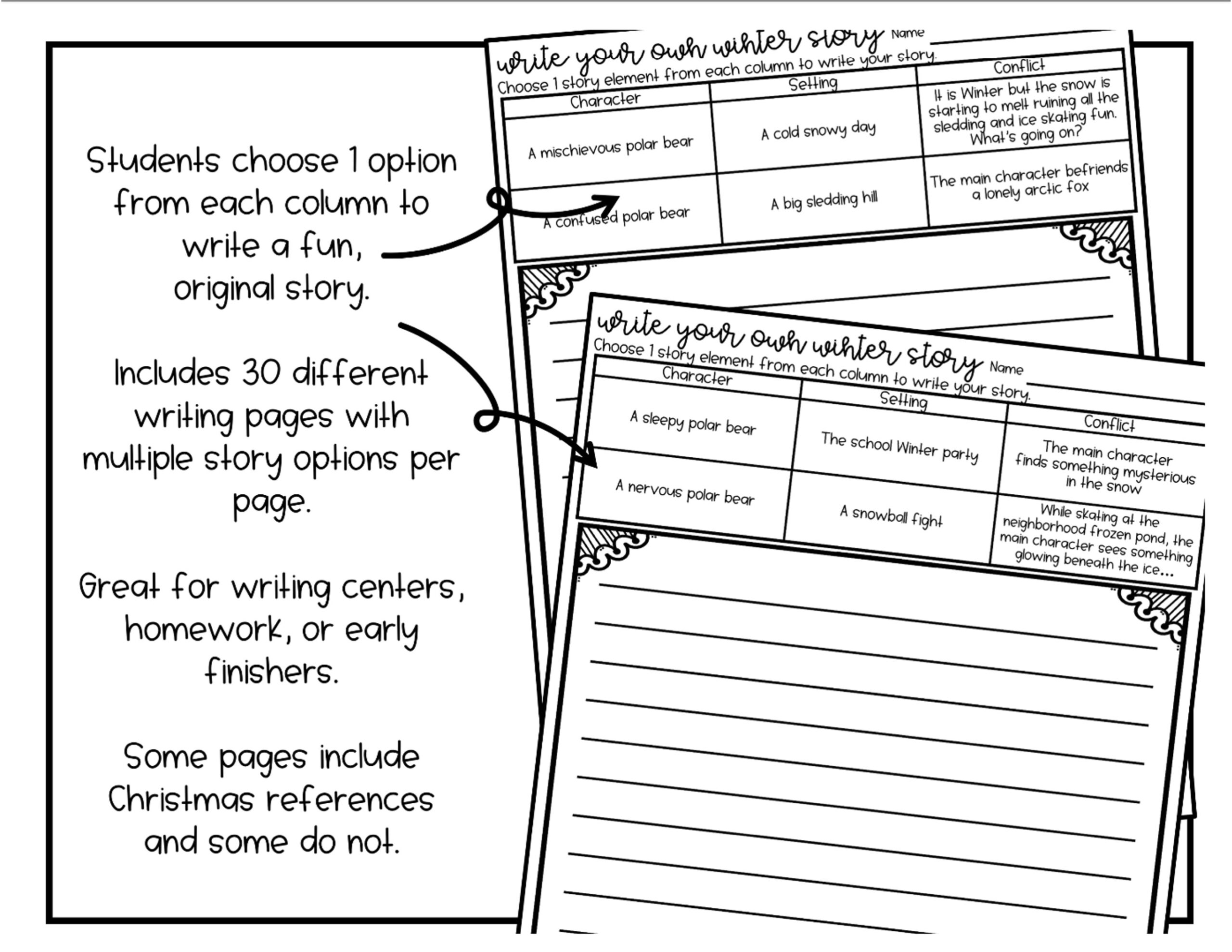 Winter Writing Prompts | Made By Teachers