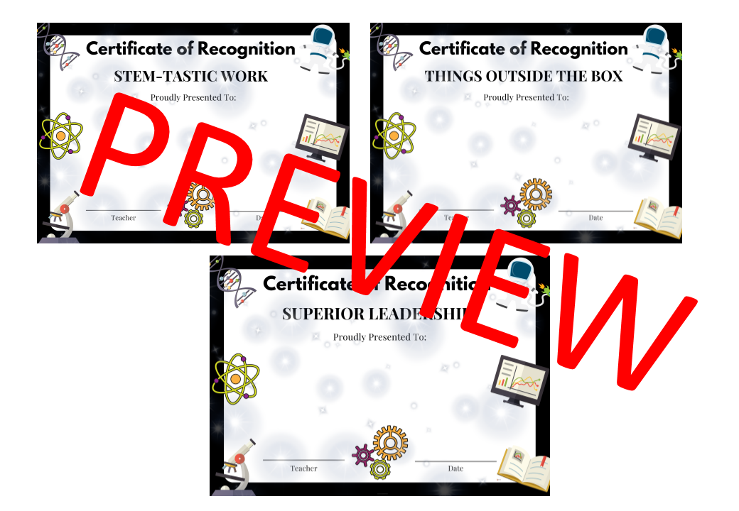 Editable STEM Awards | Made By Teachers