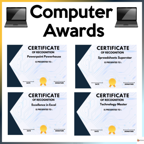 Computer Award Certificates | Made By Teachers