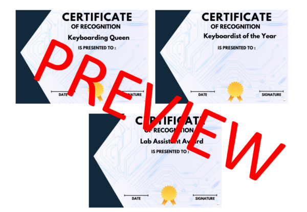 Computer Award Certificates | Made By Teachers