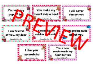 Valentine's Day Puns Tags | Made By Teachers