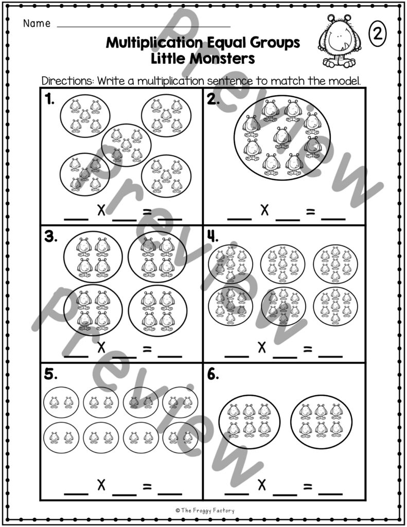 Multiplication Equal Groups | Multiplication Worksheets | Made By Teachers