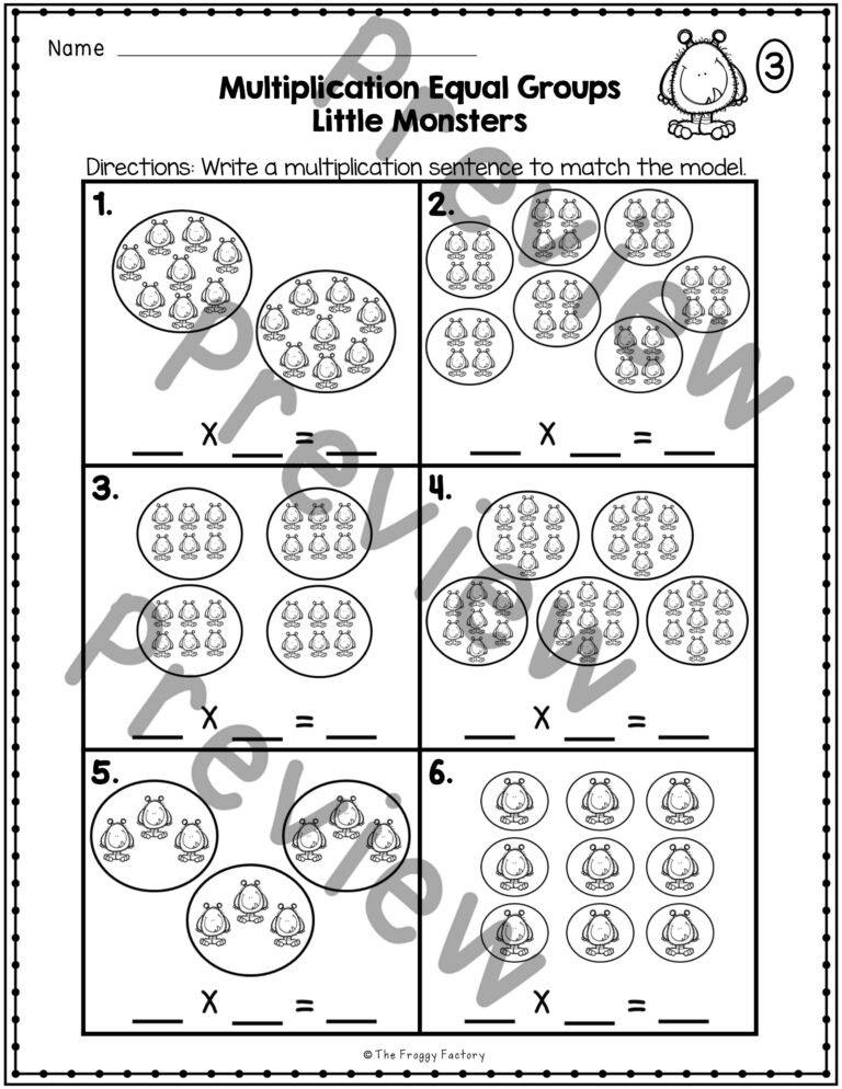 Multiplication Equal Groups | Multiplication Worksheets | Made By Teachers