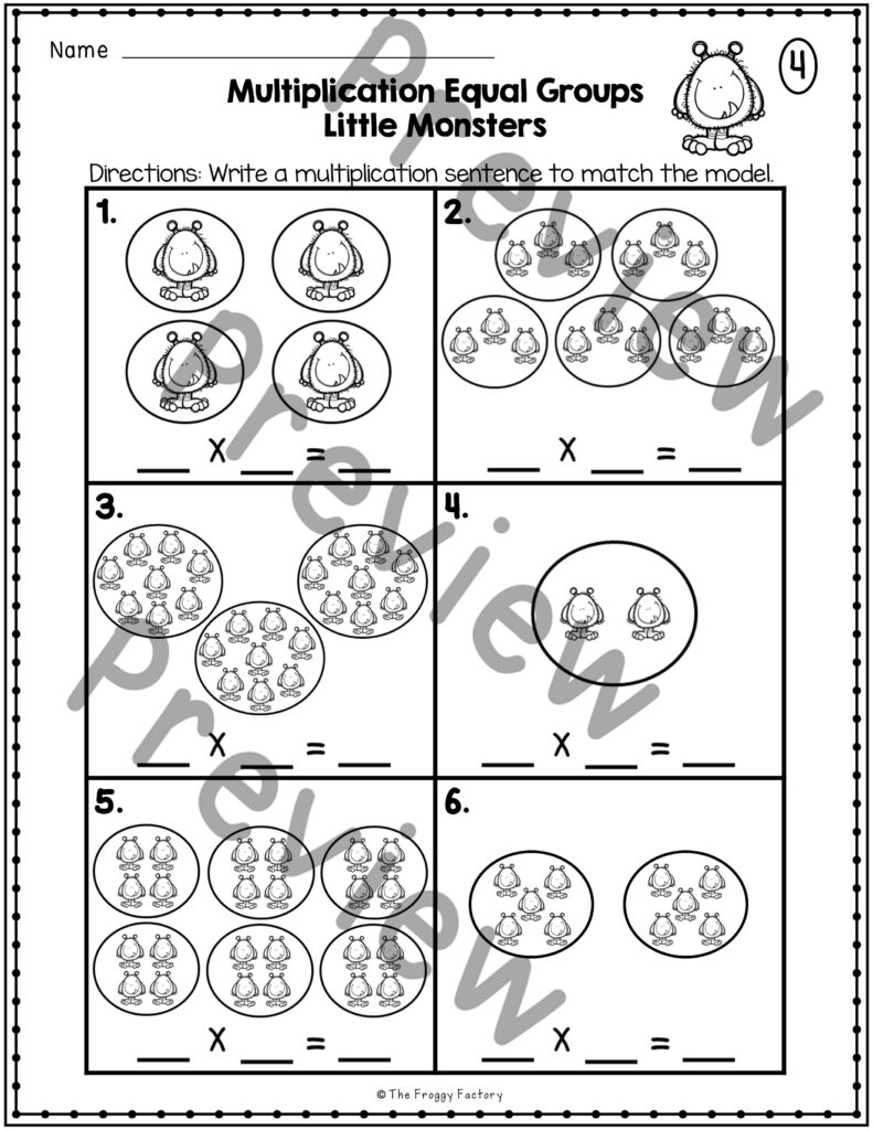 Multiplication Equal Groups | Multiplication Worksheets | Made By Teachers