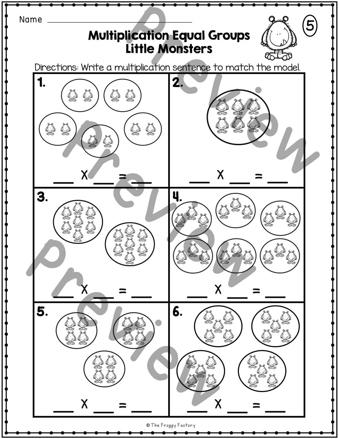 Multiplication Equal Groups | Multiplication Worksheets | Made By Teachers