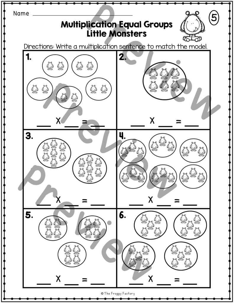 Multiplication Equal Groups | Multiplication Worksheets | Made By Teachers