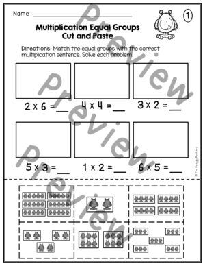 Multiplication Equal Groups | Multiplication Worksheets | Made By Teachers