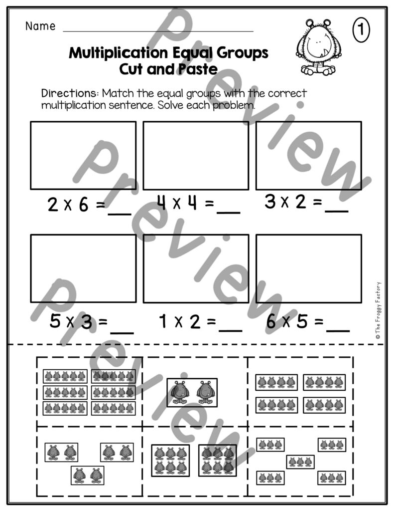 Multiplication Equal Groups | Multiplication Worksheets | Made By Teachers