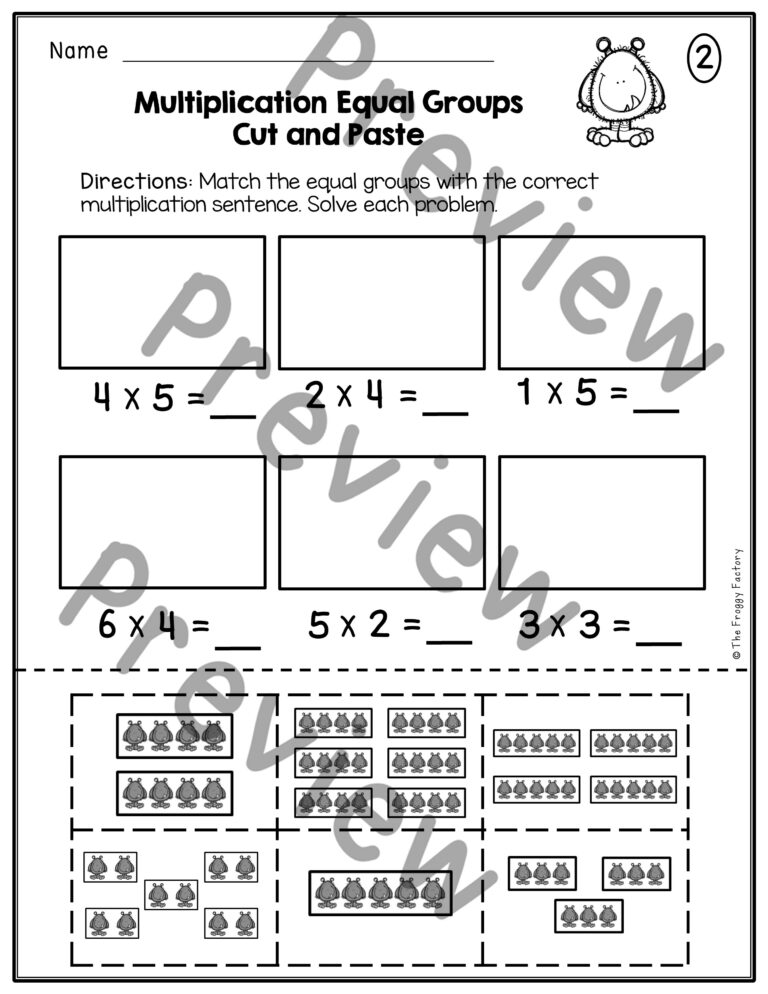 Multiplication Equal Groups | Multiplication Worksheets | Made By Teachers