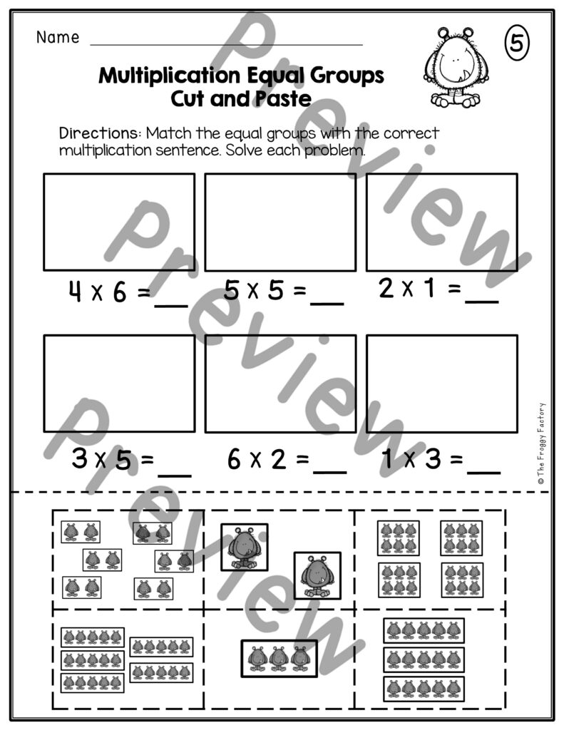 Multiplication Equal Groups | Multiplication Worksheets | Made By Teachers