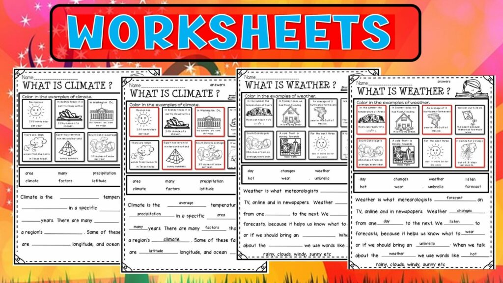 weather and climate | Made By Teachers