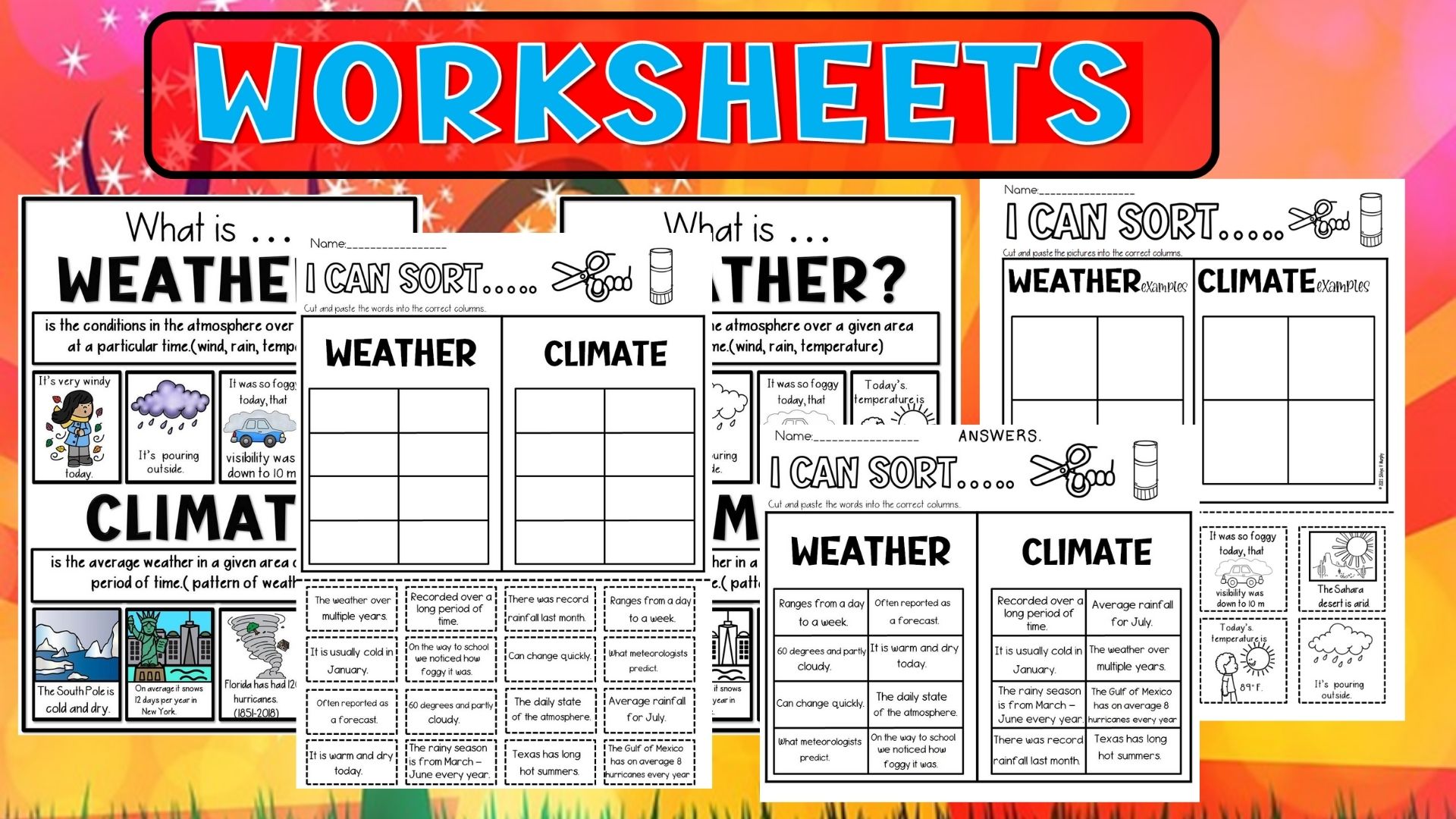 weather and climate | Made By Teachers