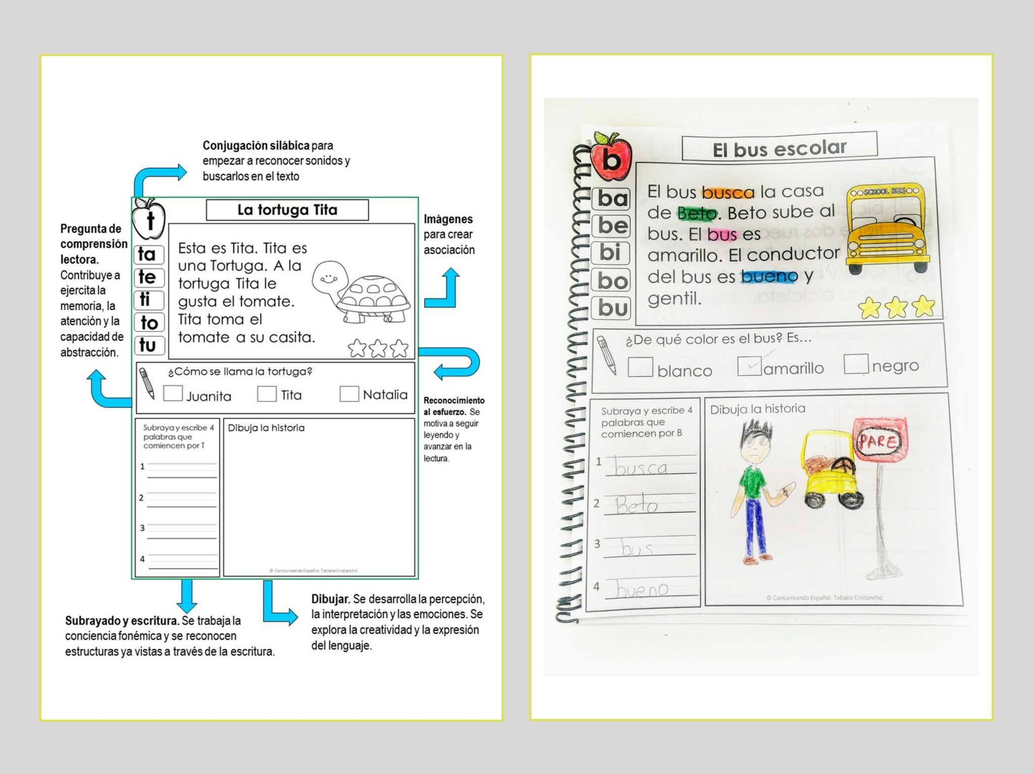 Spanish Reading Comprehension | Comprensión de Lectura Secuencia ...