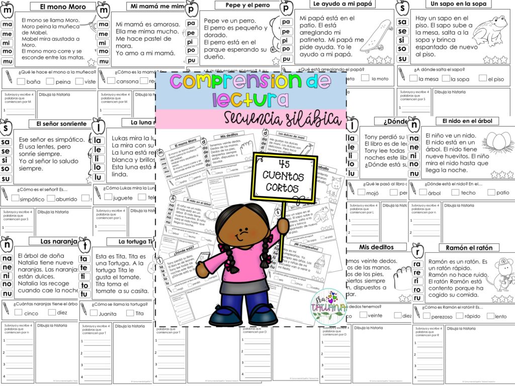 Spanish Reading Comprehension | Comprensión de Lectura Secuencia ...