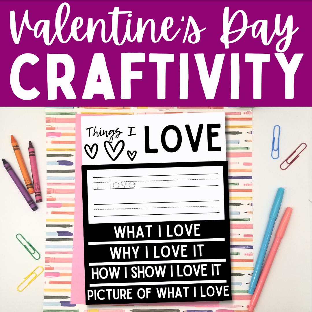 Valentine's Day Writing Craftivity | K-3 Letter Writing & Valentine ...