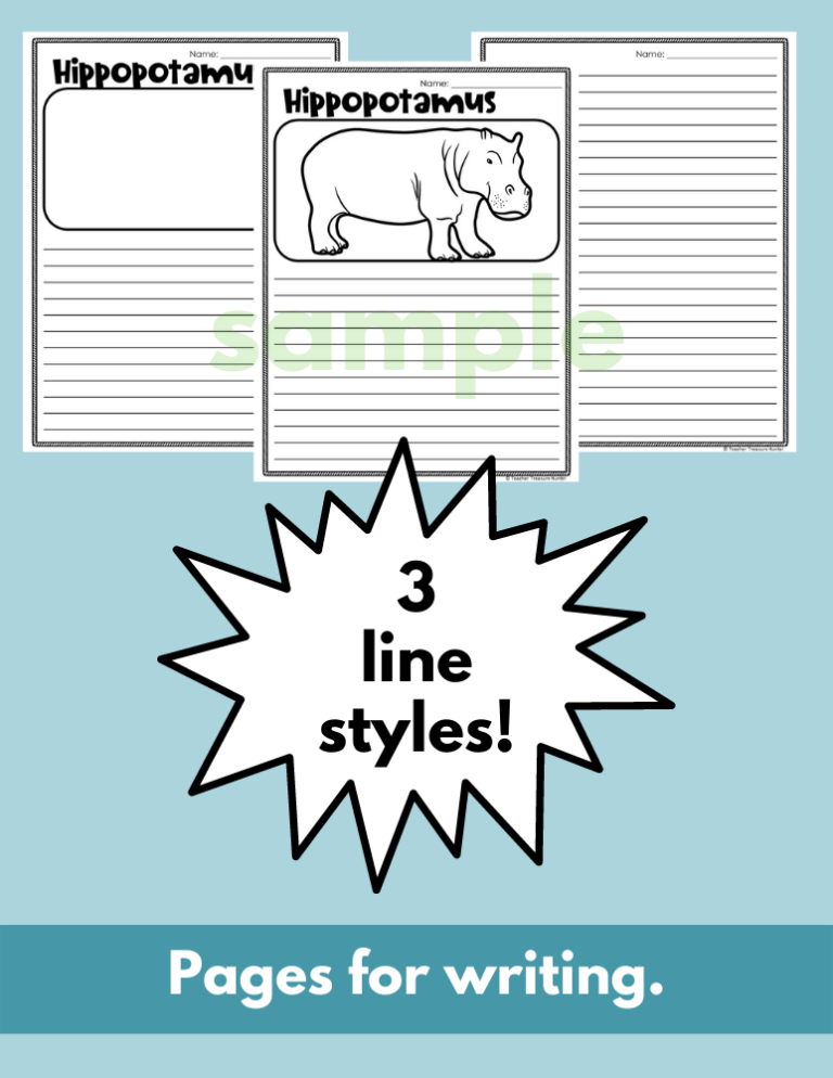 Hippo African Savanna habitat Hippopotamus Facts Read Write Color ...