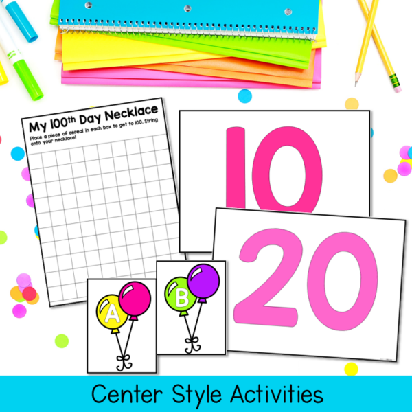 100th Day of School Activities for Preschool and Kindergarten | Made By ...
