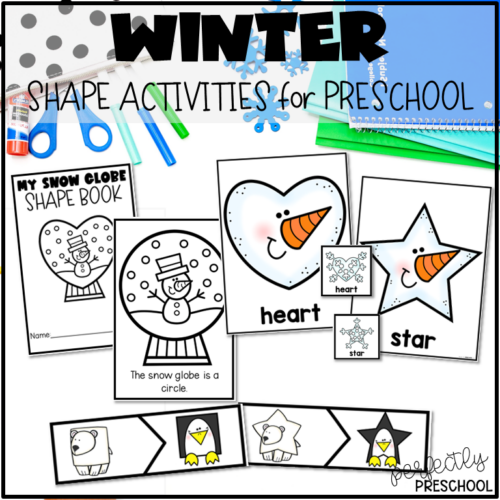 Winter 2D Shape Activities for Toddlers and Preschool | Made By Teachers