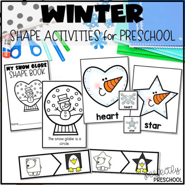 Winter 2D Shape Activities for Toddlers and Preschool | Made By Teachers