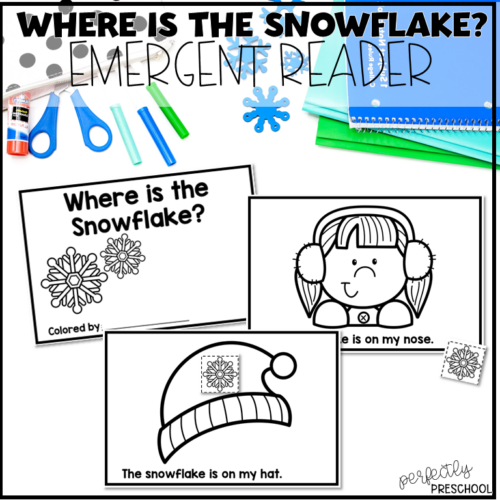 Where is the Snowflake Winter Positional Words Prepositions Book for ...