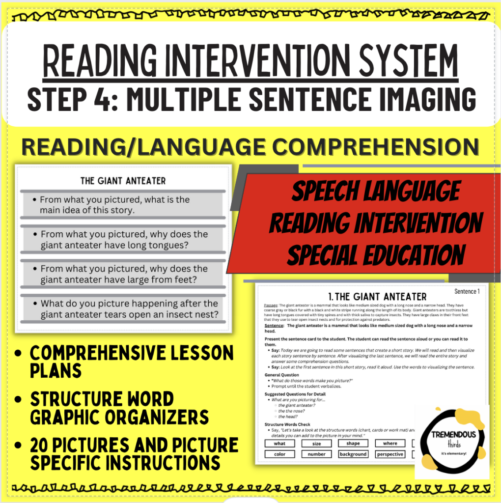 STEP 4: Visualize from Passages for Reading, Speech, Language ...