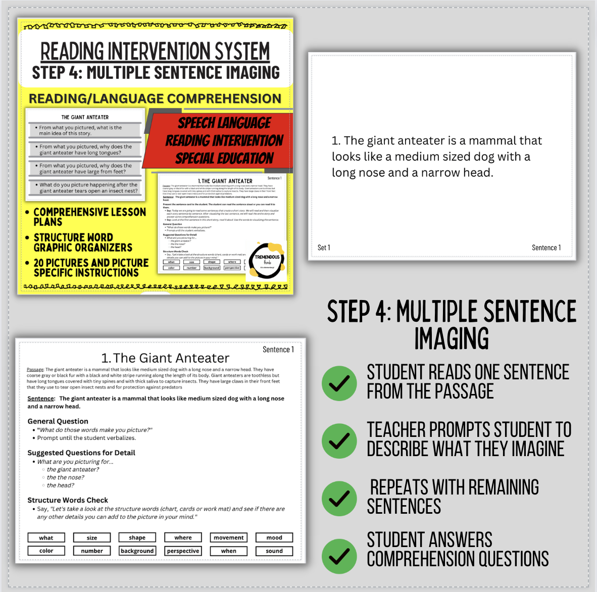 STEP 4: Visualize from Passages for Reading, Speech, Language ...