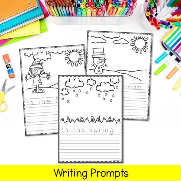 Preschool Journal Writing and Prompt Pages for the Year | Made By Teachers