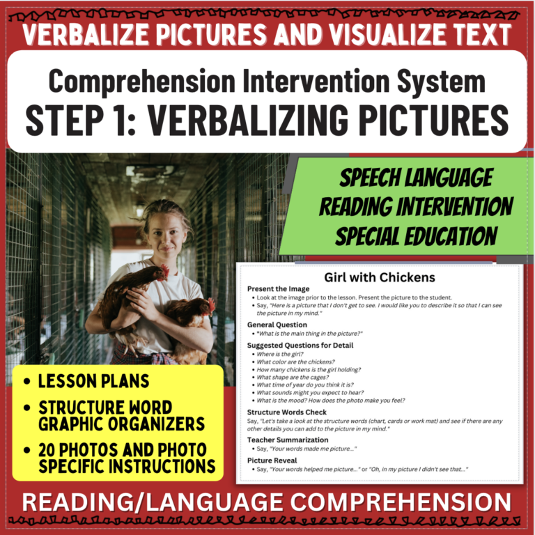 STEP 1: Verbalizing Pictures to Create a Mind Movie for Reading Speech ...