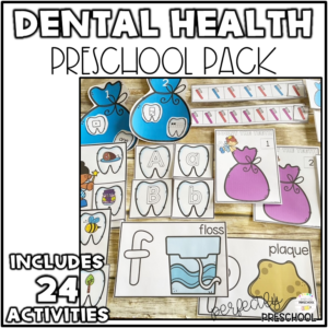 Dental Health Where is the Tooth Positional Words Book for Preschool ...
