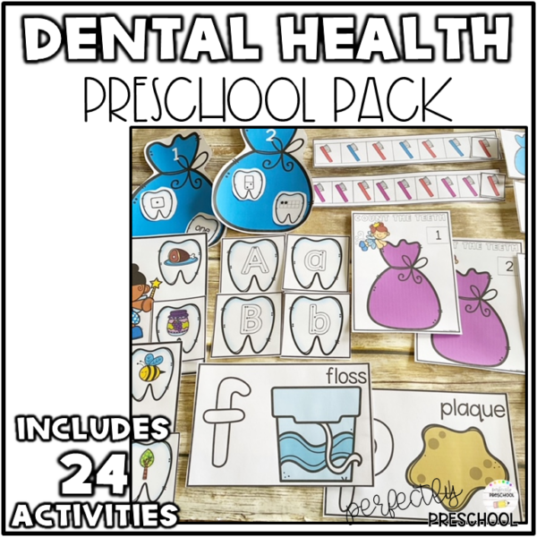 Dental Health Preschool Math & Literacy Centers and Activities | Made ...