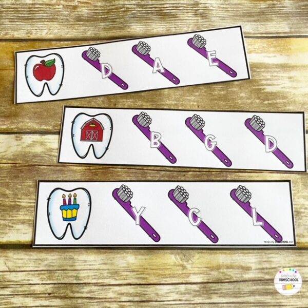 Dental Health Preschool Math & Literacy Centers and Activities | Made ...