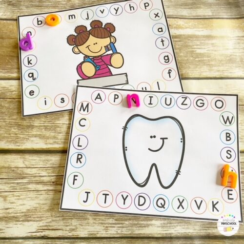 Dental Health Preschool Math & Literacy Centers and Activities | Made ...