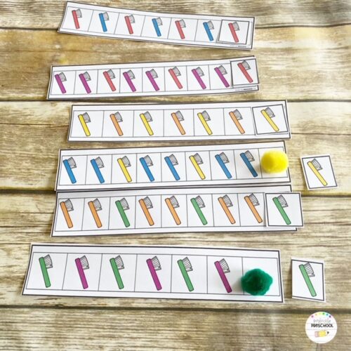 Dental Health Preschool Math & Literacy Centers and Activities | Made ...