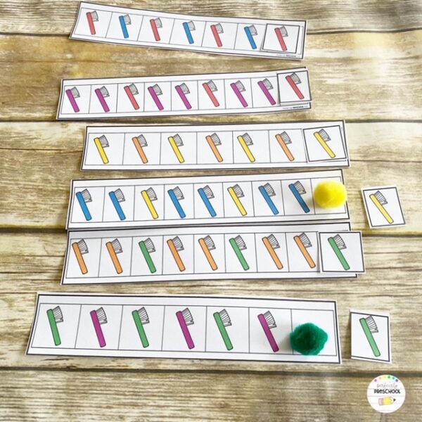 Dental Health Preschool Math & Literacy Centers and Activities | Made ...