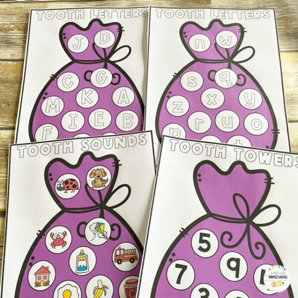 Dental Health Preschool Math & Literacy Centers and Activities | Made ...