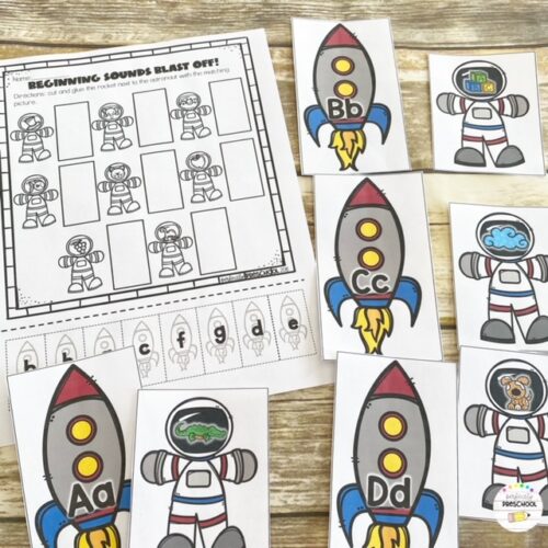 Preschool Outer Space Math and Literacy Centers and Activities | Made ...