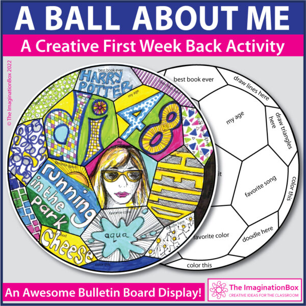 All About Me, Back to School Soccer Ball Art Activity | Made By Teachers