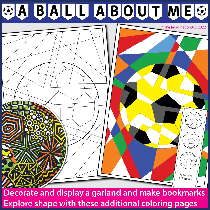 All About Me, Back to School Soccer Ball Art Activity | Made By Teachers