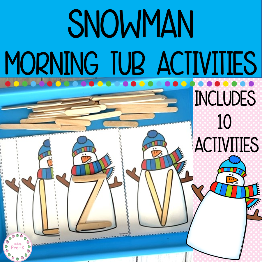 Alphabet Morning Tubs | Made By Teachers