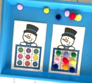 Snowman Morning Tubs for Per-K | Made By Teachers