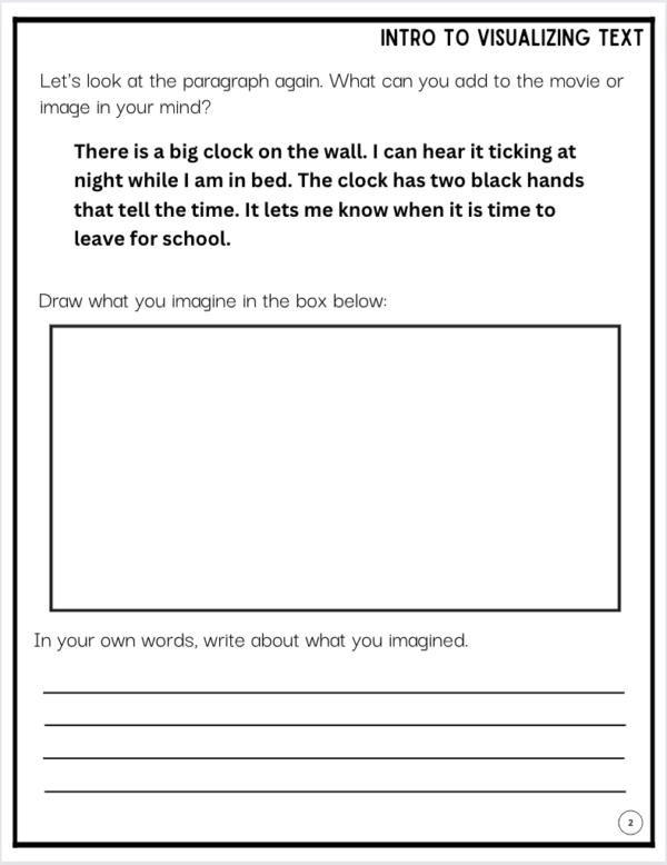 BUNDLE: Draw to Visualize Text: Sentences and Passages for Reading ...