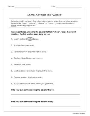 Adverbs Practice - Recognizing & Writing with Adverbs - Grades 2-3 ...