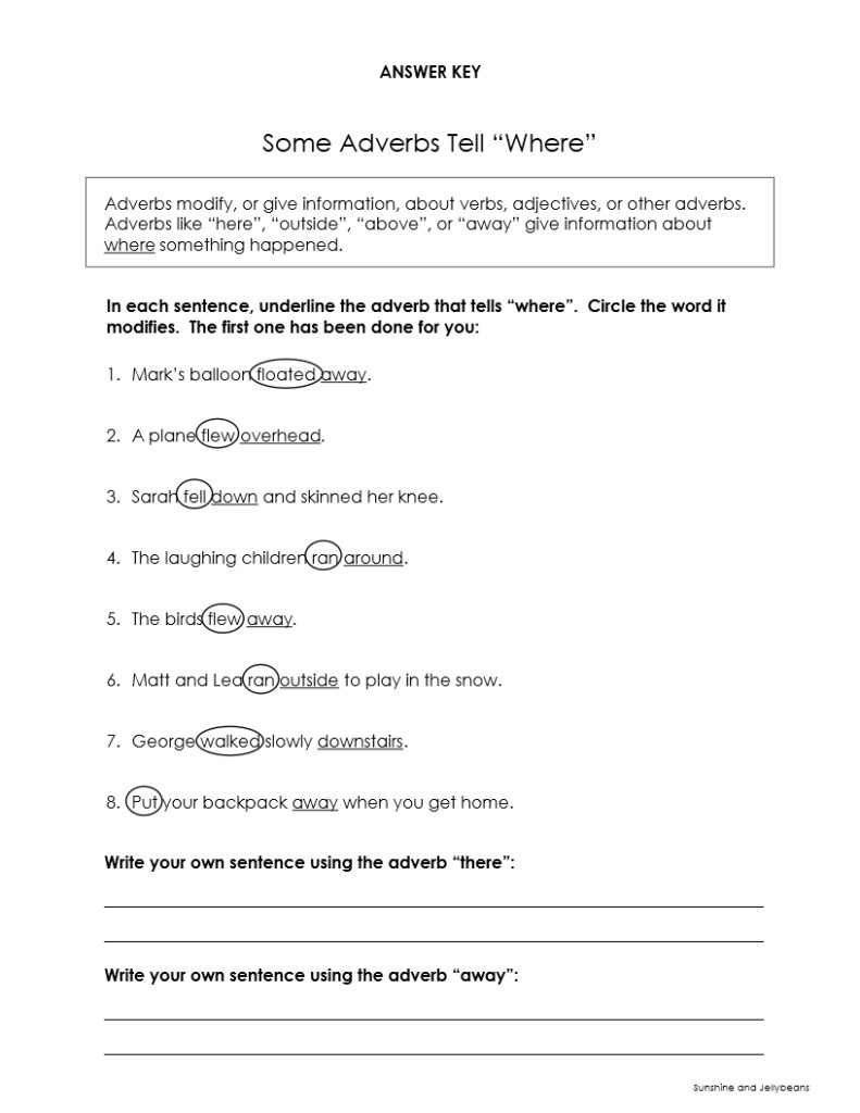 Adverbs Practice - Recognizing & Writing with Adverbs - Grades 2-3 ...