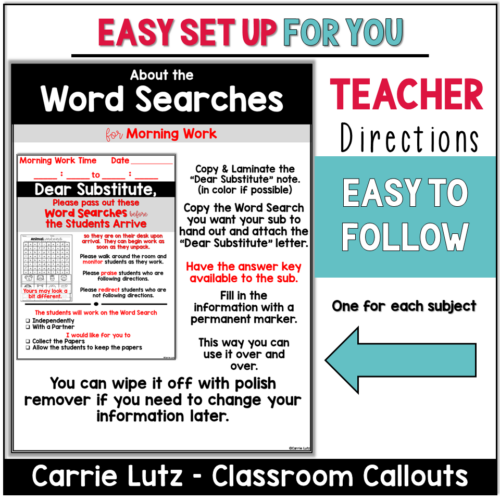 50% Off - First Grade Emergency Sub Plans | Made By Teachers