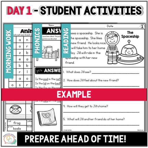 50% Off - First Grade Emergency Sub Plans | Made By Teachers