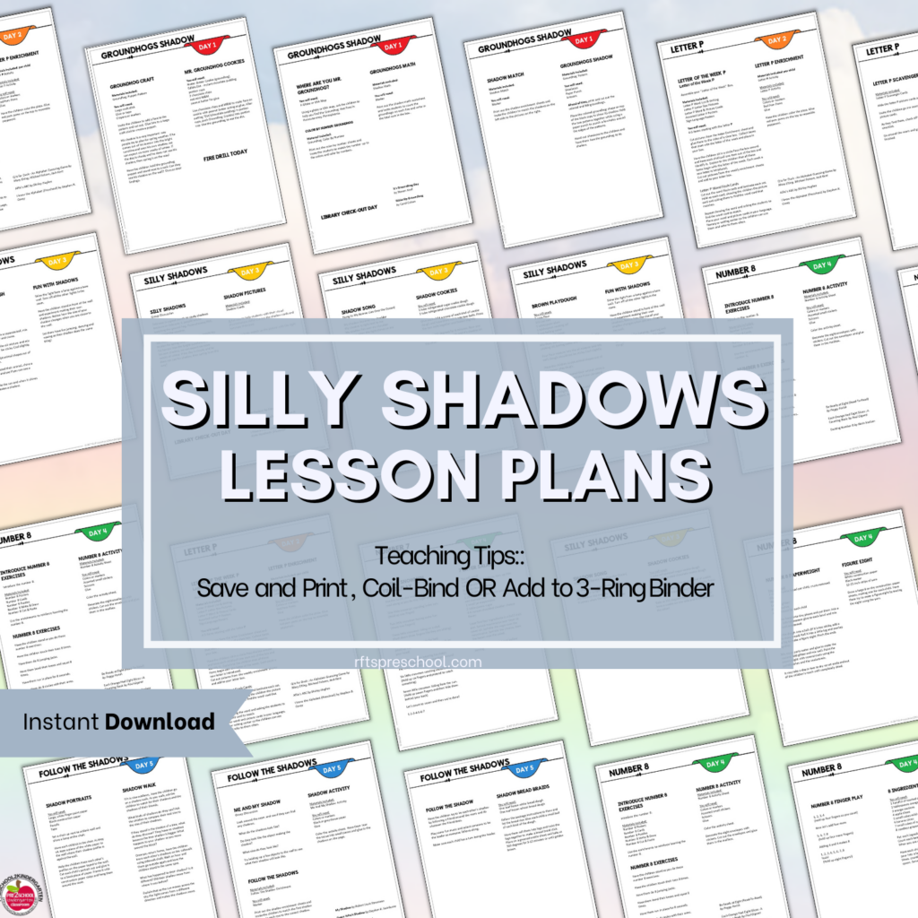 Silly Shadows Unit Plans | Theme | Lesson Plans | Activities ...