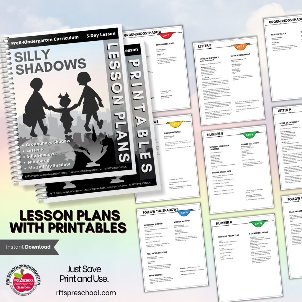 Silly Shadows Unit Plans | Theme | Lesson Plans | Activities ...