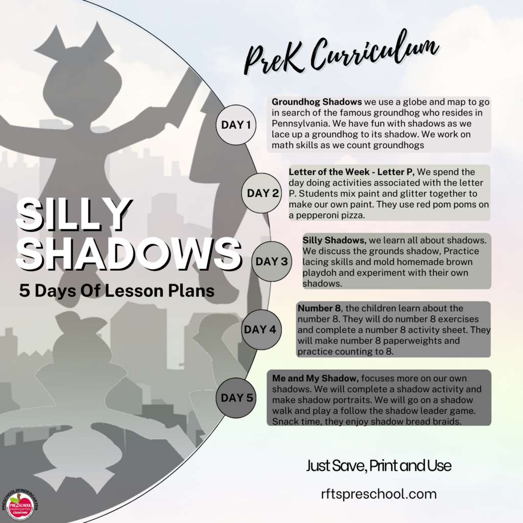 Silly Shadows Unit Plans | Theme | Lesson Plans | Activities ...